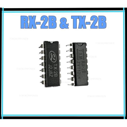 Jual Sepasang IC RC DIP TX2B RX2B TX-2B RX-2B - Kota Semarang - toko-komponen | Tokopedia