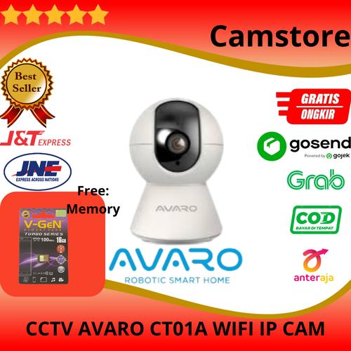 Jual CCTV Wifi AVARO CT01-A Smart IP Camera 2MP Indoor/AVARO Smart PTZ IP - CCTV - Kota Bandung ...
