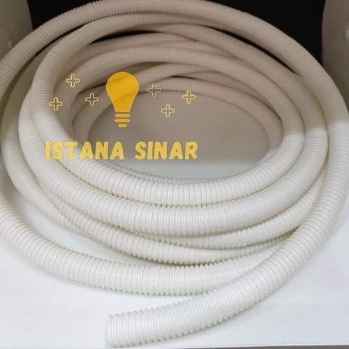 Jual Flexible Conduit 15 / 19mm Putih Selang Fleksibel Listrik Kabel ...