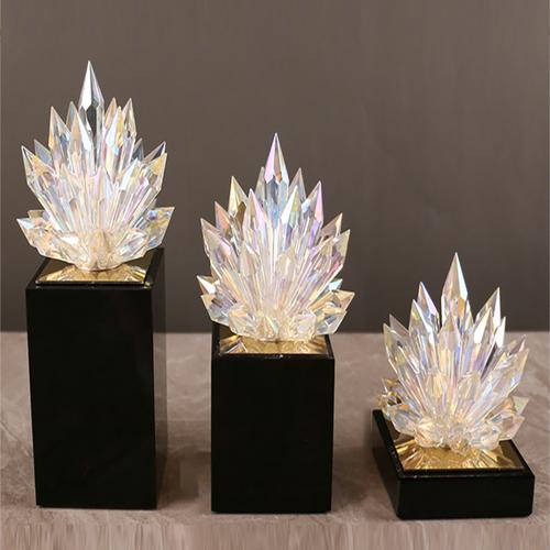 Jual Pajangan Meja Kristal Mewah / Lucite Crystal Ornament Set 2661 ...