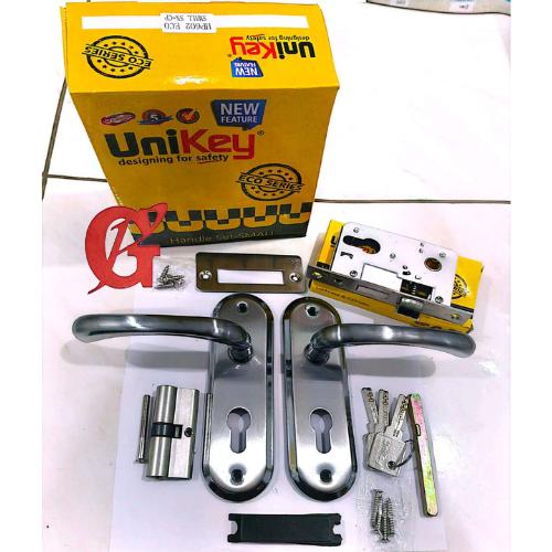 Jual Paket Handle Pintu Set Unikey Hp 603 Eco Small Original /Gagang ...