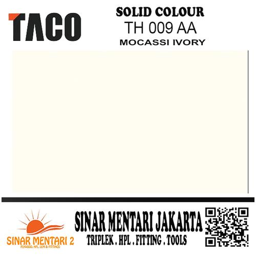Jual TACO HPL SOLID COLOUR TH 009 AA MOCASSIN IVORY - Jakarta Barat ...