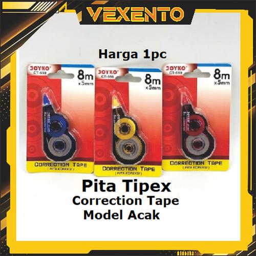 Jual Tipex Kertas Correction Tape Joyko CT-559 by Vexento - 8M - Kab ...