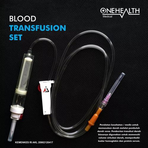 Promo Blood Transfusion Set Healthcare Onehealth Per Pcs / Blood Set ...