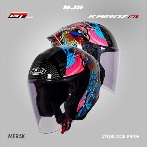 Jual NJS Kairoz GT Merak - Helm Half Face - Kab. Tangerang - NJS Helmet ...