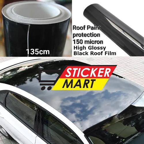 Jual Stiker Atap Mobil SUPER GLOSS BLACK CAR ROOF PANORAMIC STICKER ...