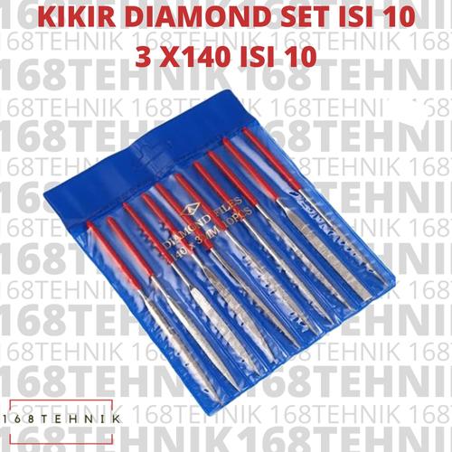 Jual KIKIR DIAMOND 3X140 SET ISI 10 / DIAMOND FILES 3X140 KIKIR DIAMOND ...
