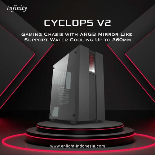 Jual Casing INFINITY CYCLOPS V2 - ATX, mATX Gaming Case - Kota Banjarmasin - Mega Surya Computer ...