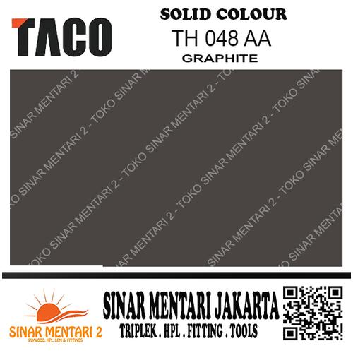 Jual TACO HPL SOLID COLOUR TH 048 AA GRAPHITE - Jakarta Barat - Sinar ...