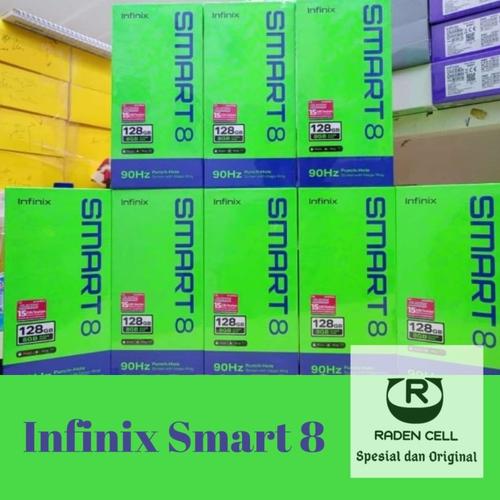 Jual Infinix Smart 8 Ram 4 /128 GB Handphone Android 4G Garansi Resmi ...