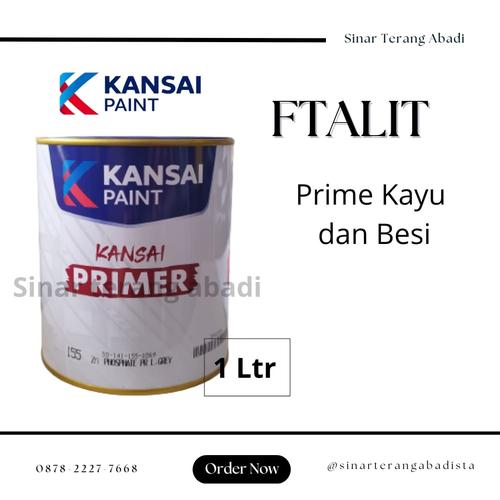 Jual Kansai Primer cat dasar minyak kayu & besi kansai ftalit 1 kg ...