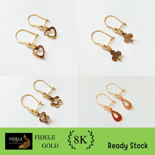 Jual Anting desi simple ringan anting remaja anting anak anting dewasa 8k - Kota Surabaya ...