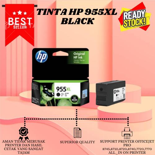 Jual catridge tinta hp 955xl black OfficeJet Pro 7740, 8210, 8216, 8710 ...