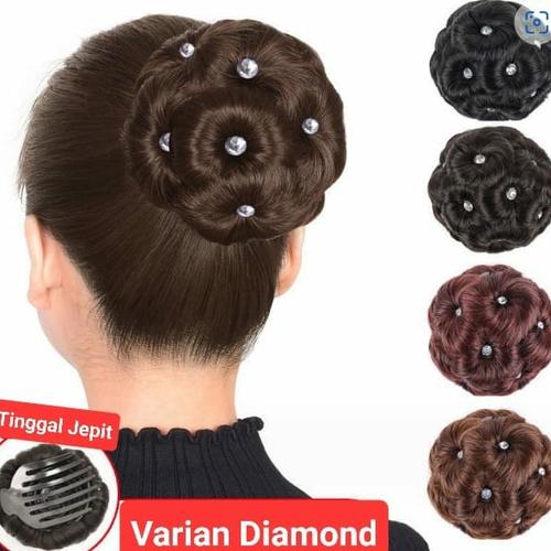 Promo SANGGUL INSTANT JEPIT KONDE HAIR SINTETIS CEPOL RAMBUT PALSU ...