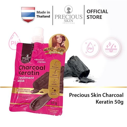 Promo Precious Skin Thailand Charcol Keratin Treatment Mask Pouch 50g ...