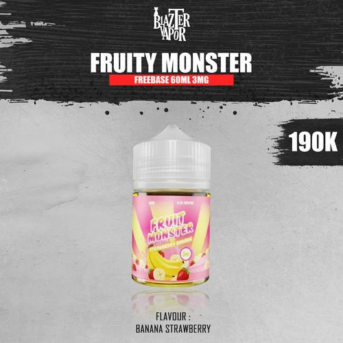 Jual CreativeLabz Fruity Monster Banana Strawberry 60ml 3mg - Kota ...