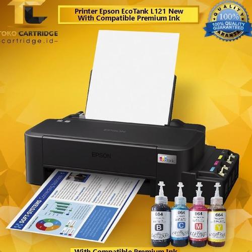 Jual Printer Epson L121 ORIGINAL Pengganti L120 Ink Tank A4 Inktank L ...