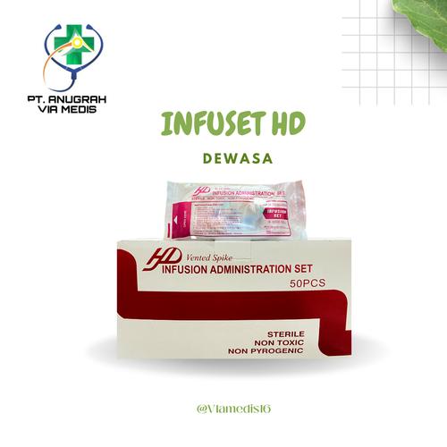 Jual INFUSET HD TIPE Y WITH CONECTOR 1BOX (50pcs) - DEWASA - Kab ...