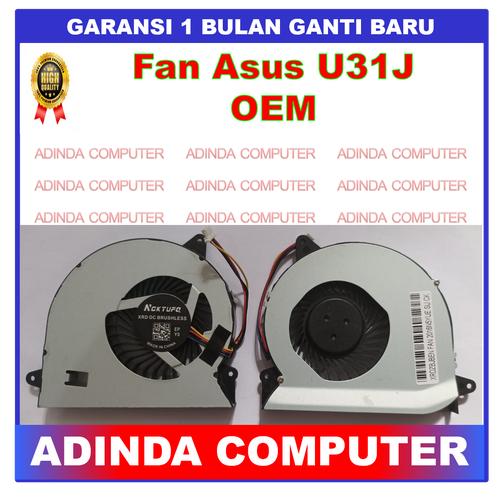 Jual Kipas Cooling Fan Laptop Asus U31 U31J X35J u31k u31s u31JG U31K - Kab. Bogor - Adinda ...