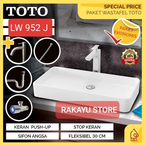 Jual WASTAFEL MEJA TOTO LW952J PAKET LENGKAP WASTAFEL TOTO LW 952 J ...