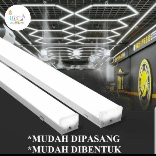 Jual Lampu LED Kap TL Waterproof 20Wat 40W 120CM IP65 Outdoor Lampu ...