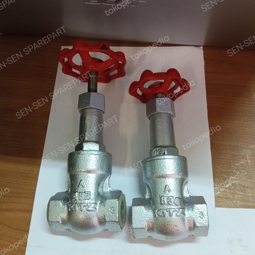 Jual Gate valve KITZ 1" inch cast iron steam drat JIS 10K - Jakarta ...