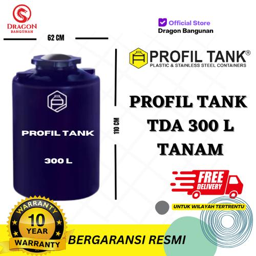 Jual Tangki Air Profil Tank TDA 300 Liter - Toren Air Plastik Profil ...