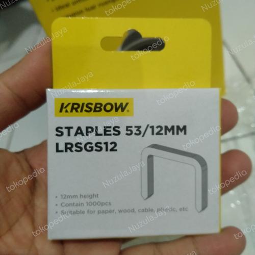 Jual Isi Ulang Staples tembak/Refill Stapler Ukuran 12mm Krisbow Isi ...