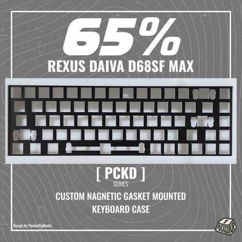 Jual Rexus Daiva D68SF Max Custom Acrylic Gasket Mount Case - PCKD65 ...