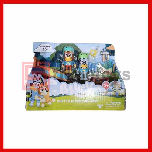 Jual Bluey Vehicle and Figures Pack Rusty & Bluey's Go-Kart 3 inch ...