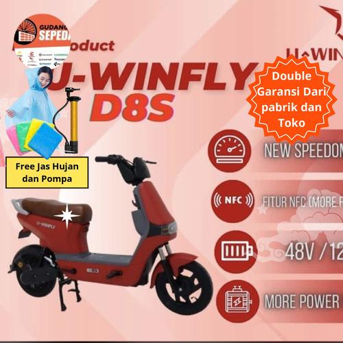 Jual Sepeda Motor Listrik UWINFLY D8S DRAGONFLY 8 S Moped Electric DF8S ...