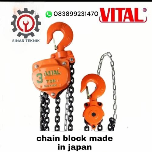 Jual CHAIN BLOCK 3TON 12 METER VITAL MADE IN JAPAN - Jakarta Barat ...