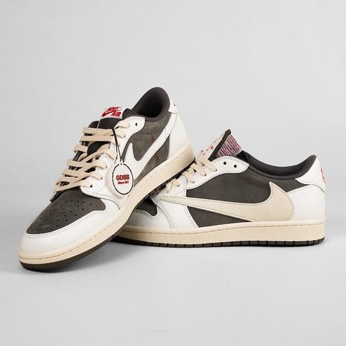 Jual Air Jordan 1 Low Travis Scott Reverse Mocha Brown White - 40 ...