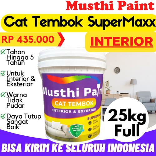 Jual Musthi Paint Cat Tembok Super Sekelas Cat Vinilex 25Kg FULL ...