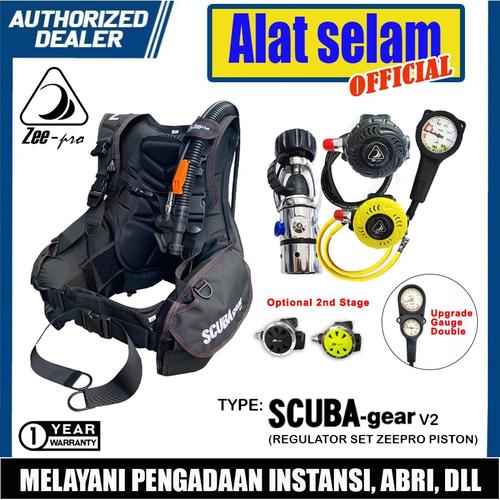 Jual Paket BCD Set Scuba Gear V2 Regulator Octopus Gauge Diving Selam ...