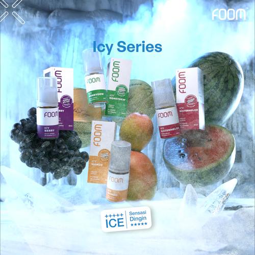 Jual Foom Icy Series Icy Berry Mango Honeydew Watermelon 30ML 30MG Salt ...