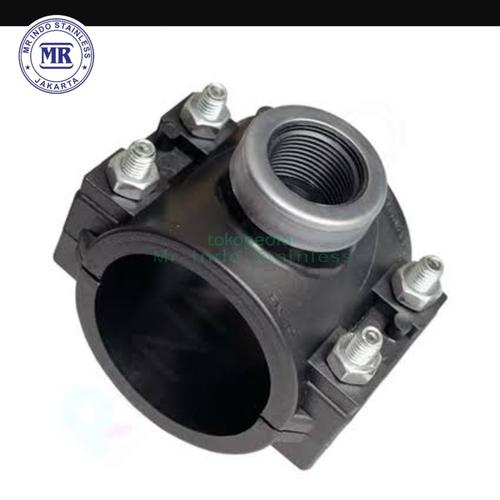 Jual Clamp saddle HDPE 10" x 2" Inch /Clamp saddle Pipa HDPE - Jakarta Barat - MR INDO STAINLESS ...