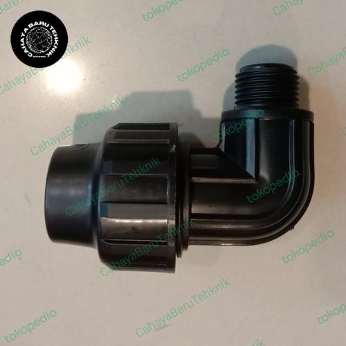 Jual FITING/MALE ELBOW COMPRESSION HDPE 4x110mm - Jakarta Barat - CahayaBaruTehknik | Tokopedia