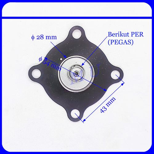 Jual Diaphragm Membran UW-15/2W160-15 Solenoid Valve 2 Way 1/2 inch ...