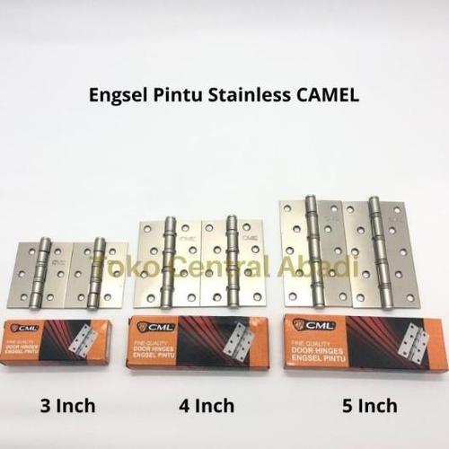 Jual Engsel Pintu 4 Inch / Engsel Pintu Tebal Stainless CAMEL Uk 4 Inch ...