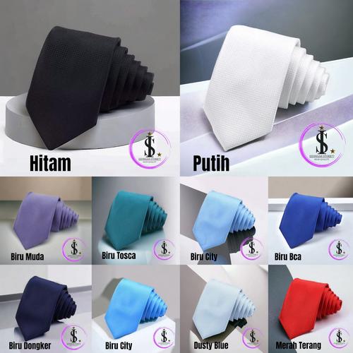 Jual Dasi Pria Panjang Motif Bintik Banyak Varian Warna Ukuran 3 Inchi ...