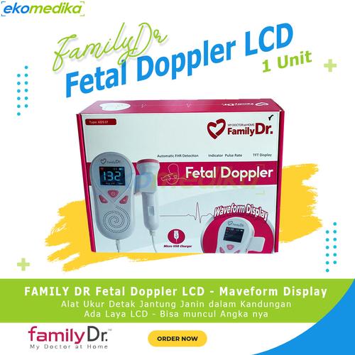 Jual Fetal Doppler FAMILY DR LCD / Alat Cek Detak Jantung Bayi Dopler ...