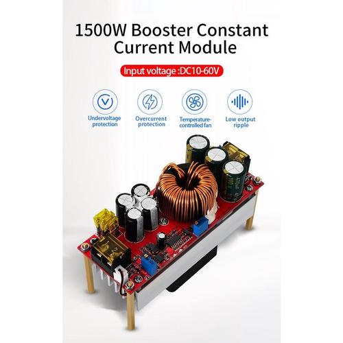 Jual Ya, 1500W 40A 1200W 20A Dc-Dc Boost Converter Step Up Modul Catu ...