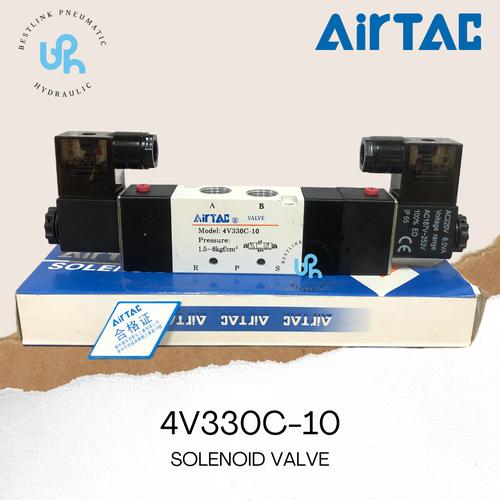 Jual AIRTAC 4V330C-10 DOUBLE COIL SOLENOID VALVE - DC24 - Jakarta Barat ...