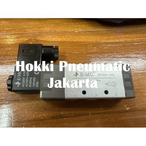 Jual EMC solenoid valve RV5231-10 / 4V310-10 AIRTAC 3/8" inch single ...