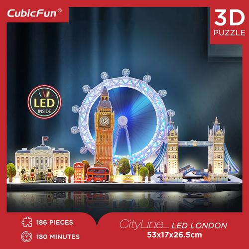 Promo Cubicfun Cityline LED London L532h - 3D Puzzle - Jakarta Pusat ...