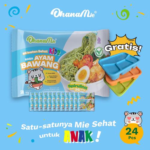 Jual Mie Instan Anak Sehat Ohana Mie Rasa Ayam Bawang Non MSG - 24 pcs ...