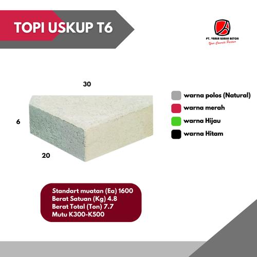 Jual Paving Block Topi Uskup Tebal 6 Varia Usaha Beton - Hitam, K-300 ...