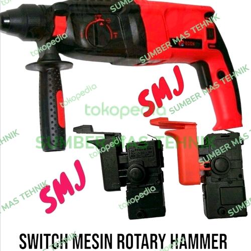 Jual SWITCH MESIN BOBOK EDON ED5-2680 SAKELAR ROTARY HAMMER EDON ED5 ...