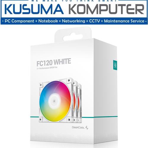 Jual Deepcool FC120 FC 120 ARGB White 3 in FC 120 Fan Casing PC - Kab ...